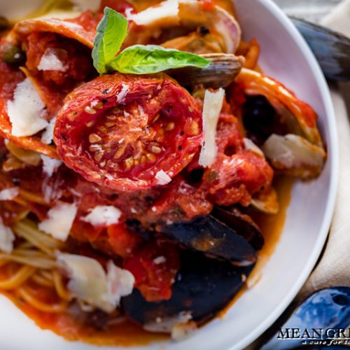 Pasta Pecatore Recipe | Fishermean's Spaghetti | Mean Green Chef