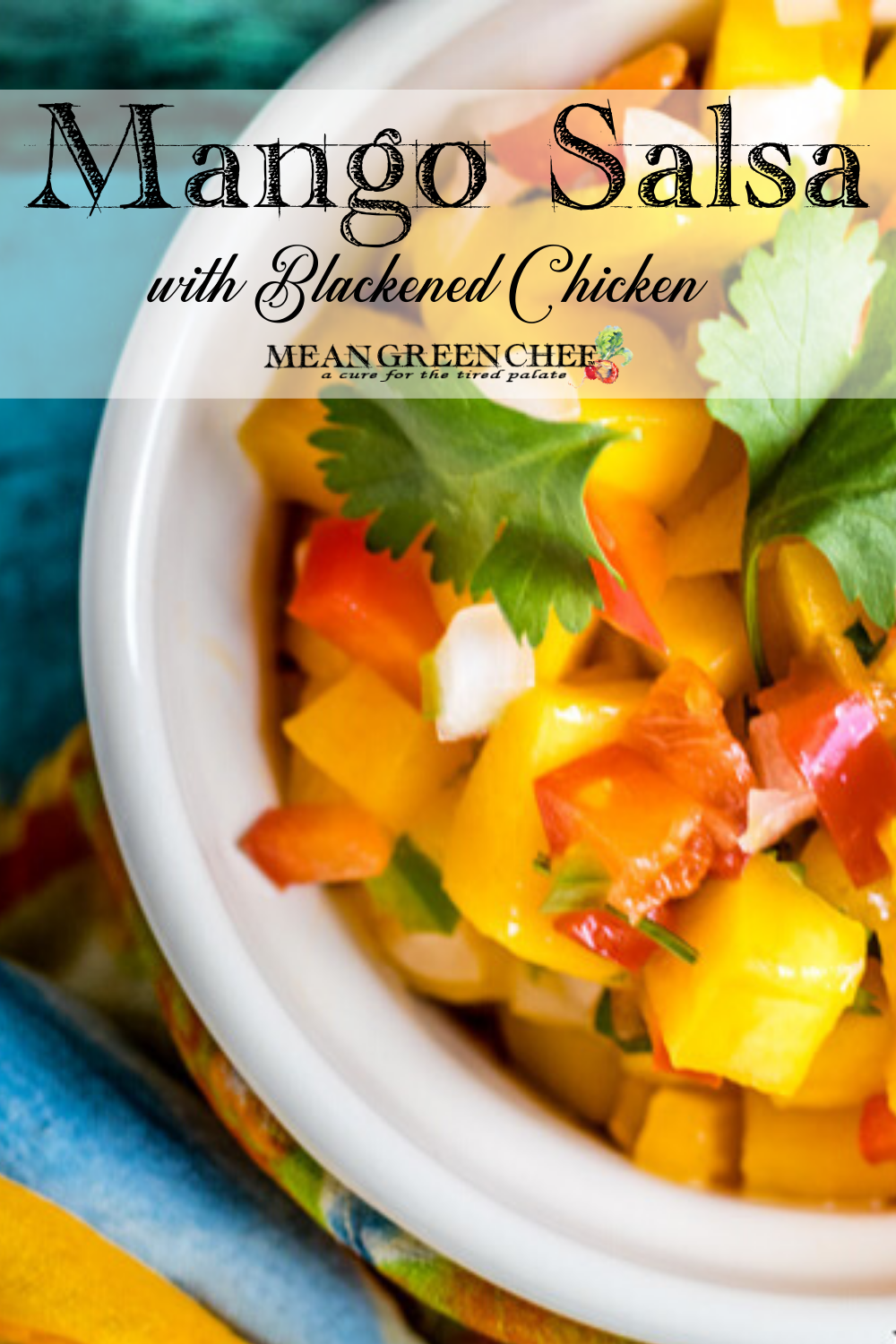 Fresh Mango Salsa Recipe | Appetizer | Mean Green Chef
