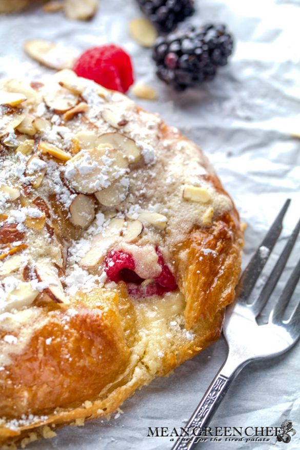 Almond Raspberry Stuffed Croissants: French-Inspired Delicacy