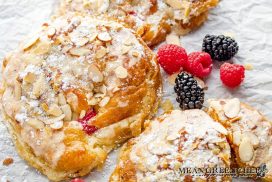 Almond Raspberry Stuffed Croissants: French-Inspired Delicacy