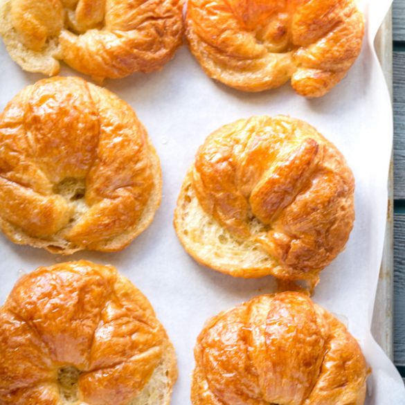 Almond Raspberry Stuffed Croissants | Easy Recipe | Mean Green Chef